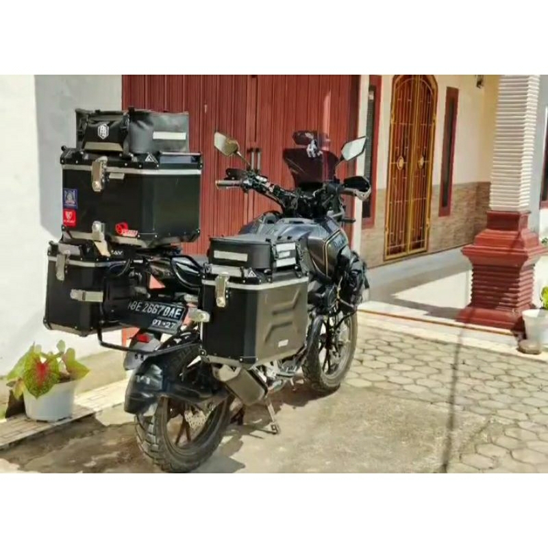 Jual extension panier box tas motor touring advebture | Shopee Indonesia