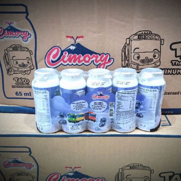 Jual Cimory Tayo Yogurt 65ml Rasa Blueberry 5 pcs / pack | Shopee Indonesia