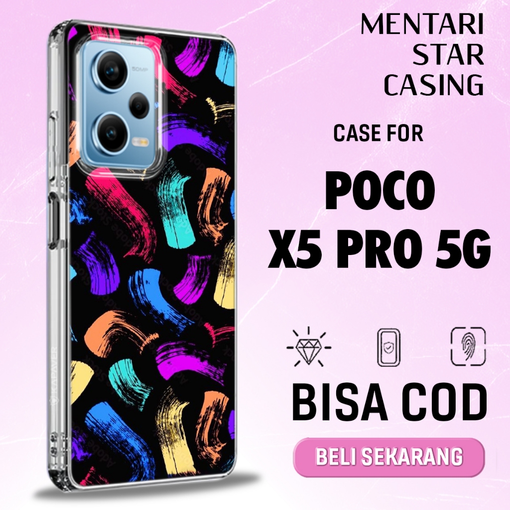 Jual case poco x5 pro 5g terbaru motif aesthetic doodle art lotso kawai ...