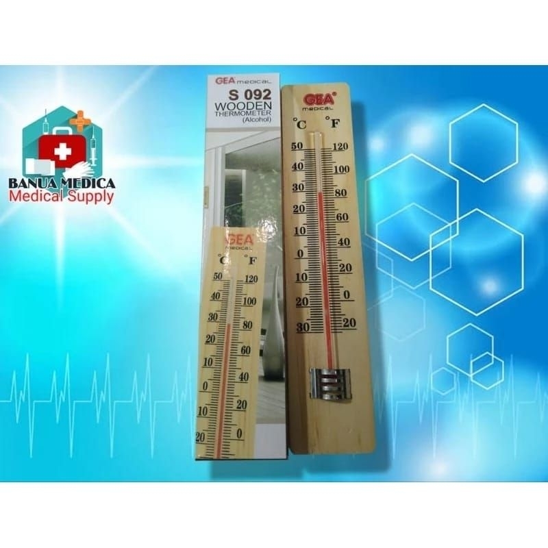 Jual Thermometer Ruangan Kayu GEA / Thermo Air Raksa Kayu | Shopee ...