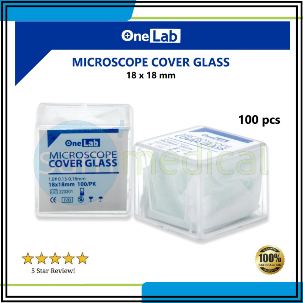 Jual OneLab Microscope Cover Glass mm Isi 100pcs | Shopee Indonesia