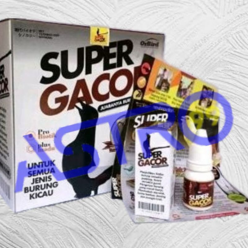 Jual Super Gacor Orbird Vitamin Burung Kicau Meningkatkan Nafas Panjang ...