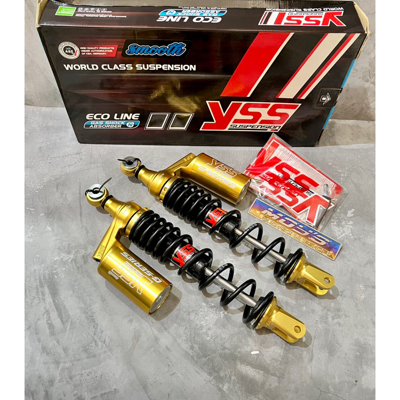 Jual SHOCKBREAKER SHOCK YSS NEW G PLUS GOLD SERIES 350 MM PCX 150 ORIGINAL THAILAND | Shopee ...