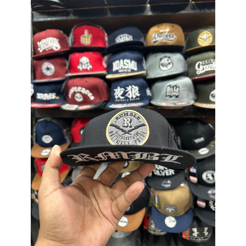 Jual TOPI SNAPBACK RUMBEL BLACK EDITION | Shopee Indonesia