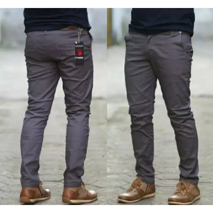 Jual CELANA PRIA CHINO Slim fit Panjang Kerja kantor Santai Liburan Cowok Gentleman Boy | Shopee ...