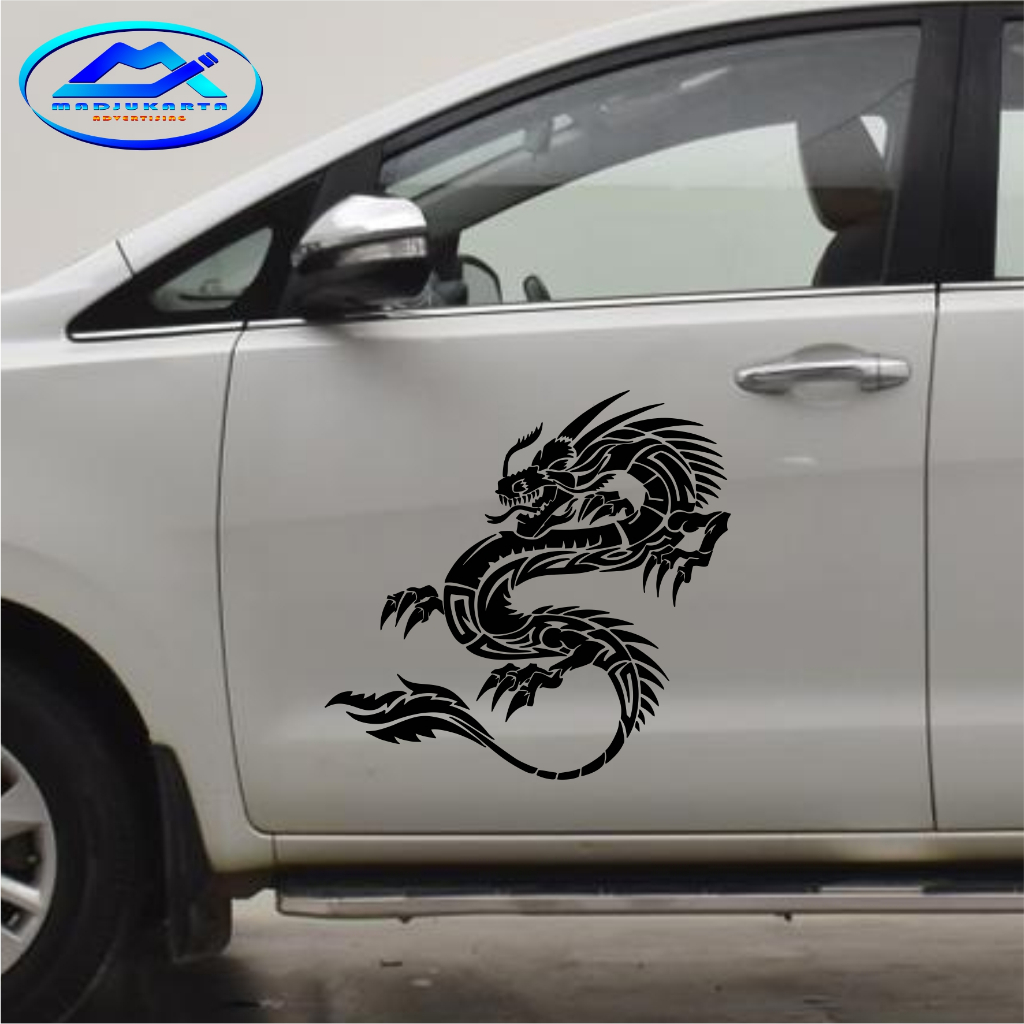 Jual STICKER DRAGON PINTU MOBIL STIKER NAGA AKSESORIS SATU SET KANAN ...