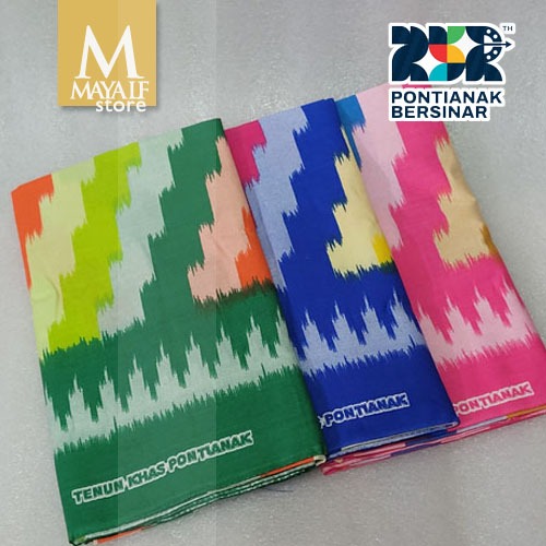 Jual Kain Sarung Corak Insang / Kain khas Melayu /Tenun Khas Pontianak ...