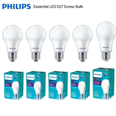 Jual Lampu Philips Ess LED Essential 3w / 5w / 7w / 9w / 11w /13w /15w 13 watt / Essensial LED ...
