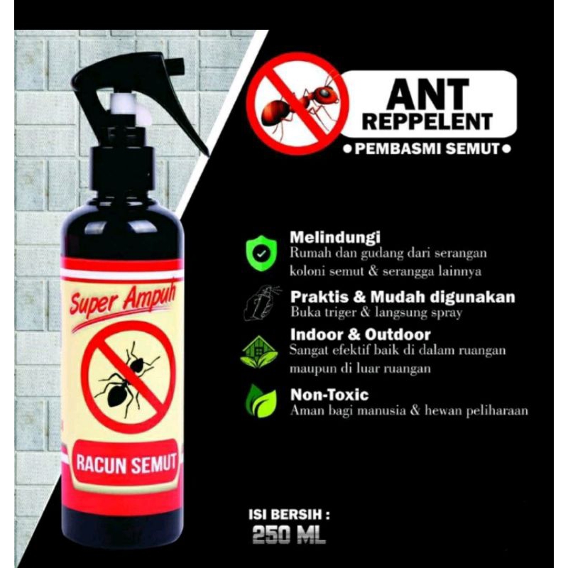 Jual Gun Killer Spray Racun semut Pembasmi Semut Ampuh original 250ML ...