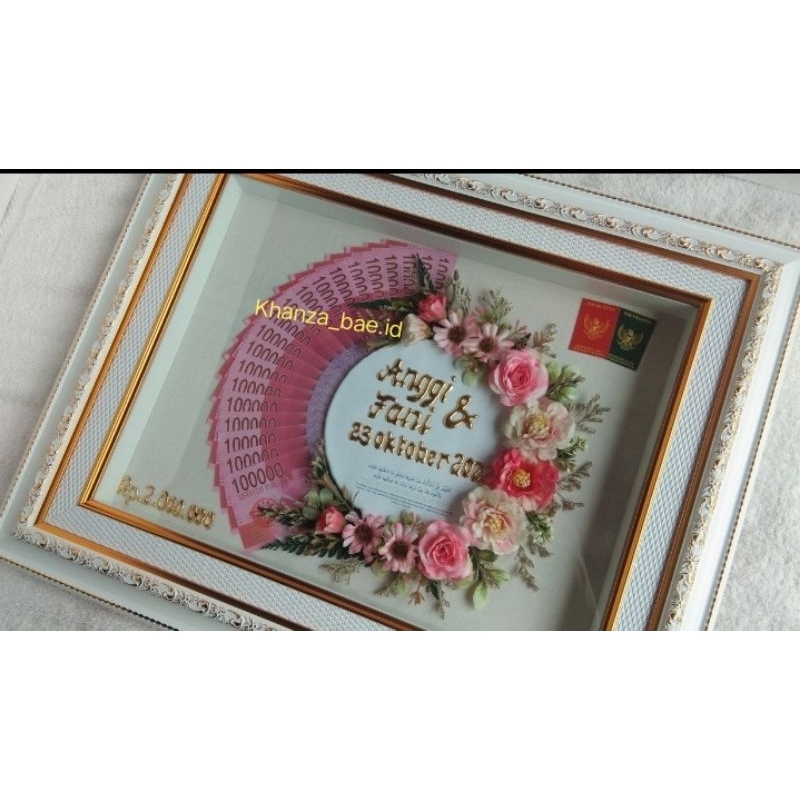 Jual mahar pernikahan/bingkai mahar ukuran 40x50 | Shopee Indonesia