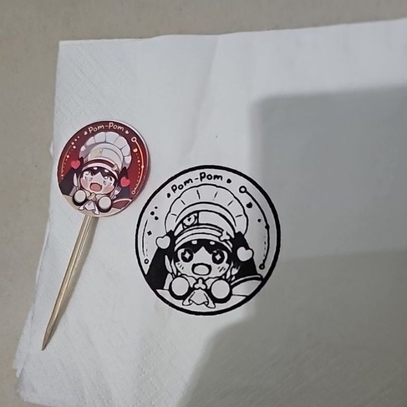 Jual Ready postcard poster hologram collab Convivium Hsr Honkai. star ...