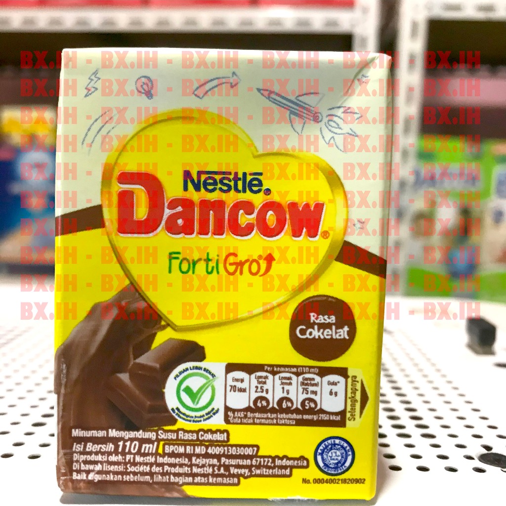 Jual Nestle Dancow FortiGro Susu UHT Cokelat 110ml - Expired Date 100% ...