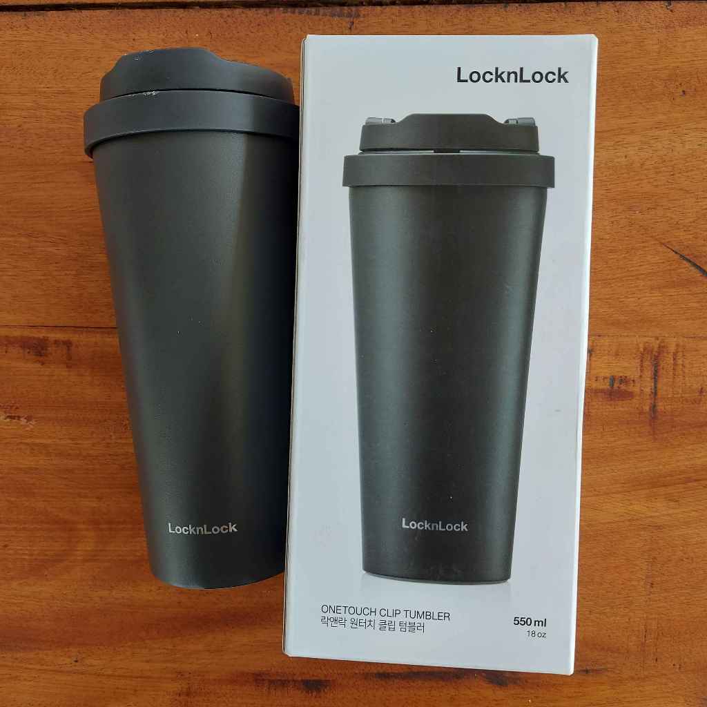 Jual Botol Minum Tumbler Lock n Lock 550 ml Preloved | Shopee Indonesia