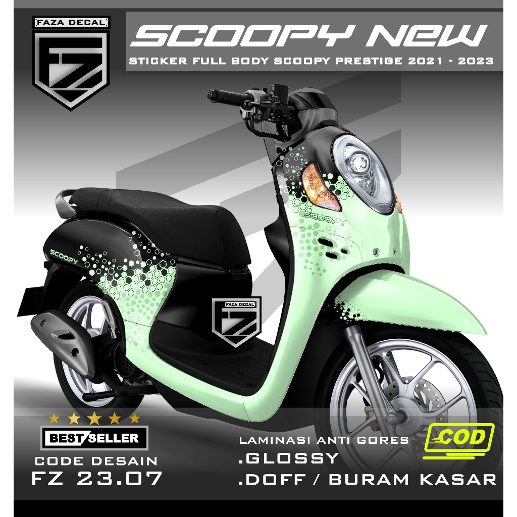 Jual decal scoopy full body - Sticker scoopy 2021 2022 2023 full body decal scoopy 2023 full ...