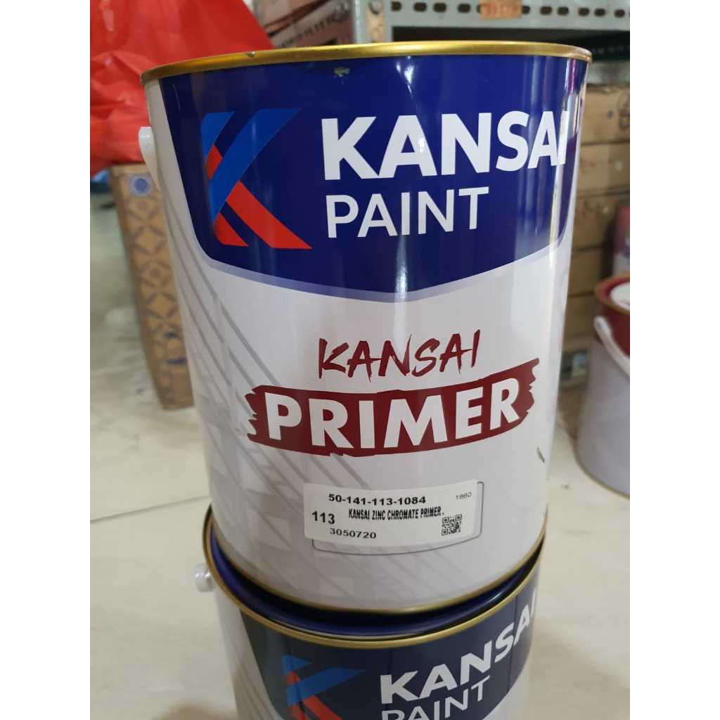 Jual KANSAI MENI 113 108 PRIMER HIJAU GREEN 5 KG 5KG GALON GLN CAT DASAR BESI MINYAK ANTI RUST ...