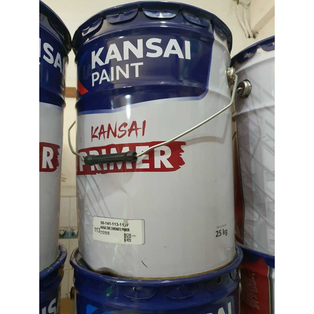 Jual KANSAI MENI 113 108 PRIMER HIJAU GREEN 25 KG 25KG PAIL CAT DASAR BESI ANTI KARAT ...