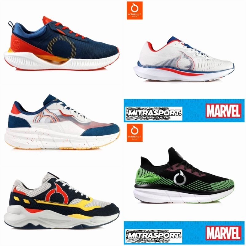 Jual Ortuseight X Marvel Sepatu Running Sneakers Casual | Shopee Indonesia