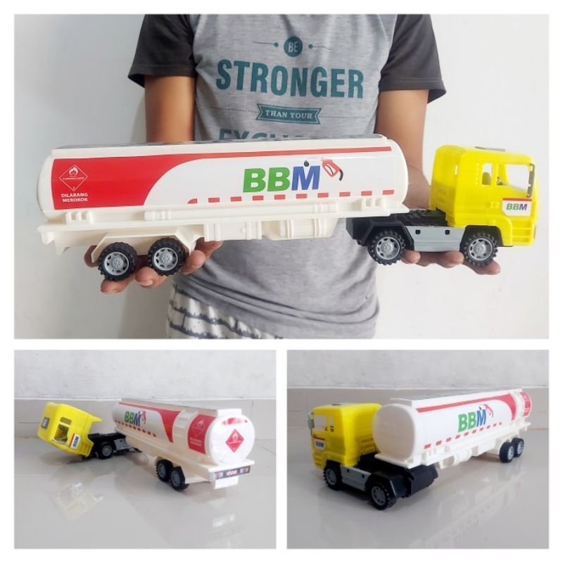 Jual Mainan mobil truk tanki - Miniatur truck tangki edukatif anak laki ...