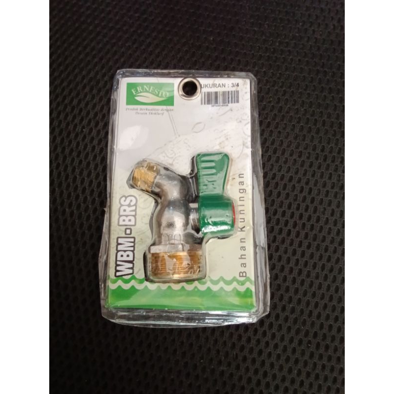 Jual Kran Air Pendek Keran Cebol 3/4 Kran Kuningan Ernesto | Shopee ...