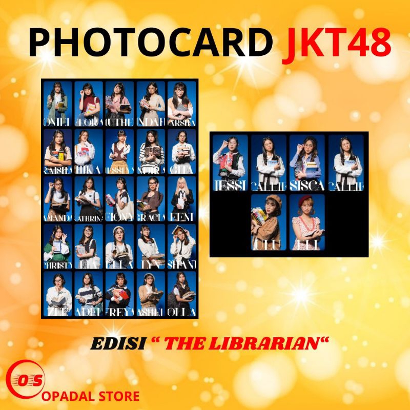 Jual PHOTOCARD JKT48 FANMADE EDISI "THE LIBRARIAN" | Shopee Indonesia