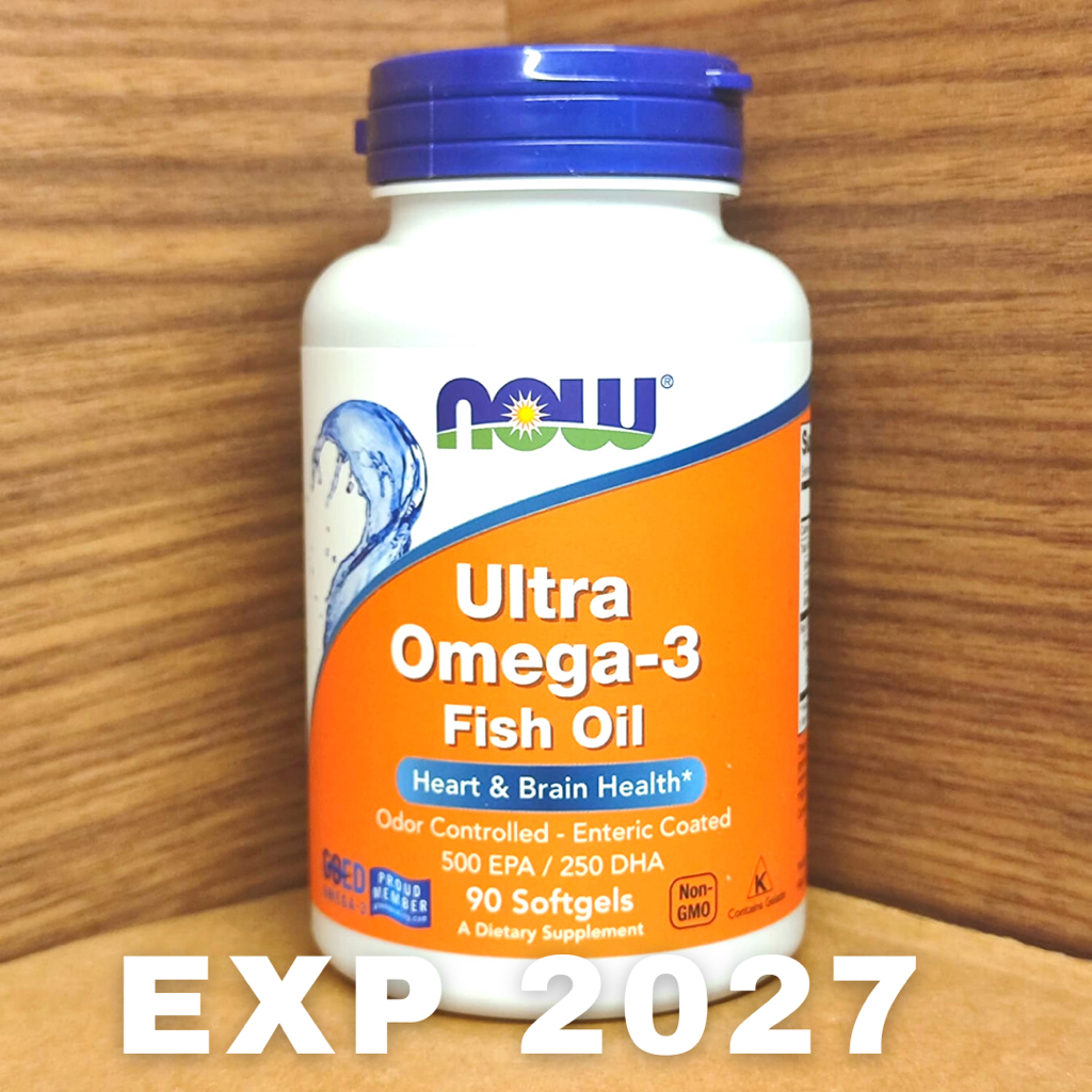 Jual Now Foods Ultra Omega-3 500 EPA/250 DHA 90 Softgels Now Food Omega | Shopee Indonesia