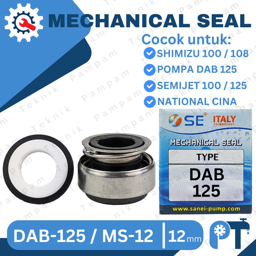 Jual MECHANICAL SEAL POMPA AIR SHIMIZU SMZ-PS 108 100 BIT - SIL MEKANIK ...
