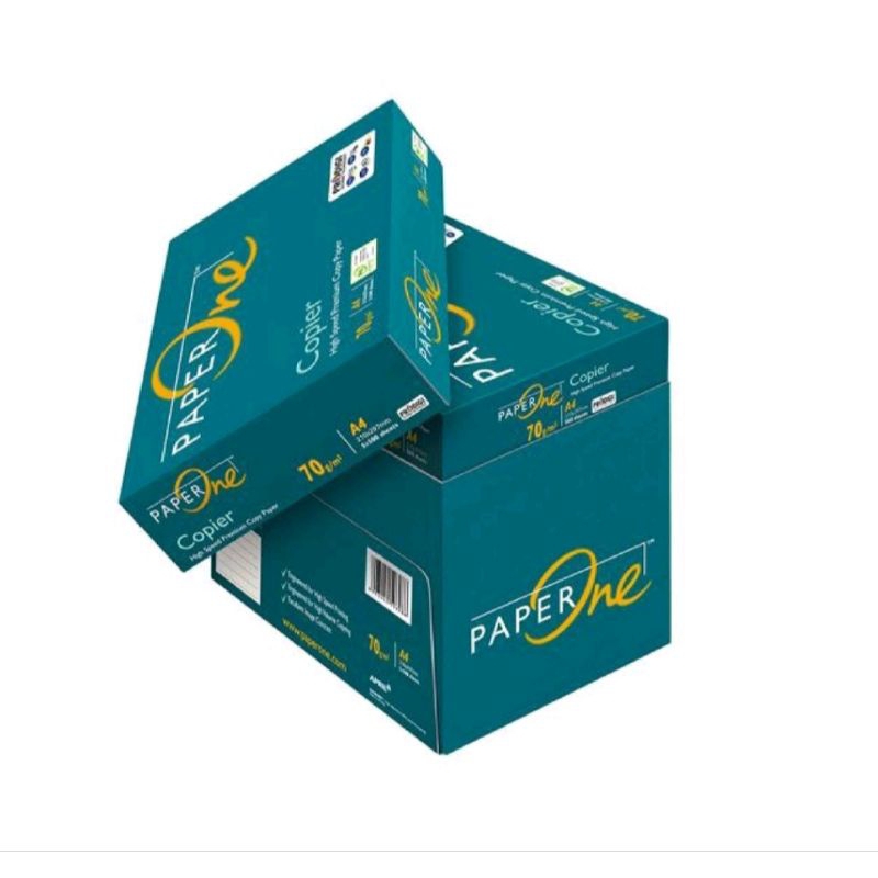 Jual Kertas HVS A4 75 gr Paper One (per box isi 5 rim) | Shopee Indonesia