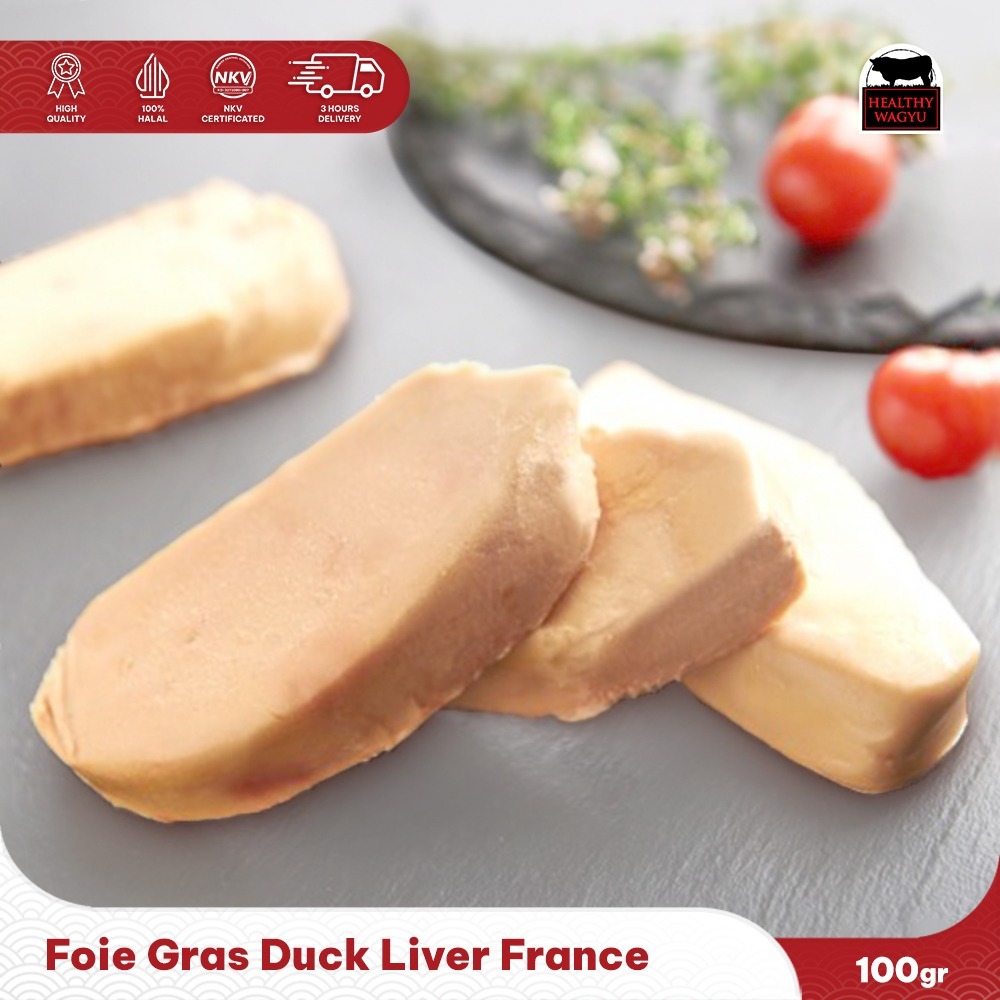 Jual Foie Gras Duck Liver Hati Angsa Import France 100 Gram ...