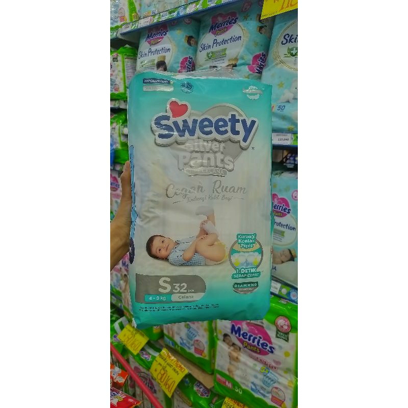 Jual SWEETY SILVER PANTS S32,M30,L28,XL26,XXL24 | Shopee Indonesia