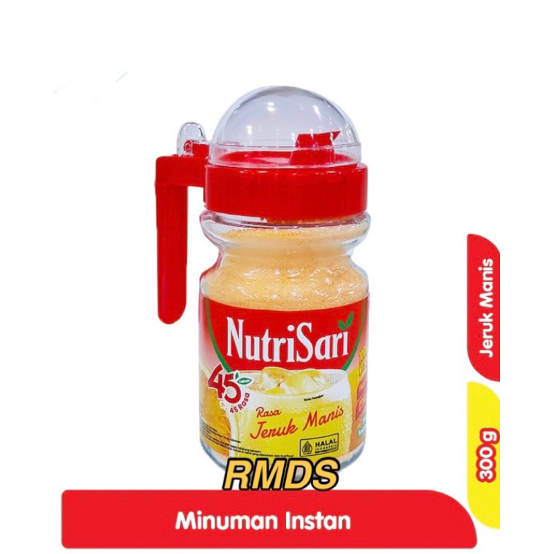 Jual Nutrisari pitcher botol kaca jeruk manis 300gr Minuman buah ...
