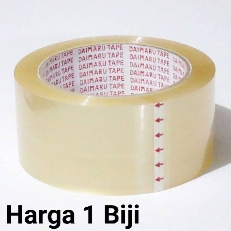 Jual lakban murah BENING lakban plastik diameter 2 inci | Shopee Indonesia