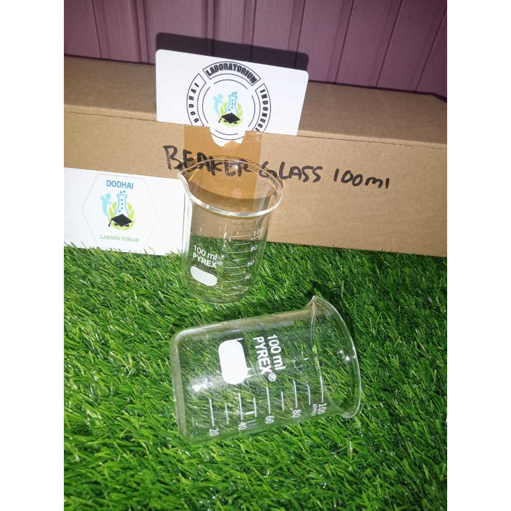 Jual Beaker glass, gelas kimia pyrex, 100ml | Shopee Indonesia