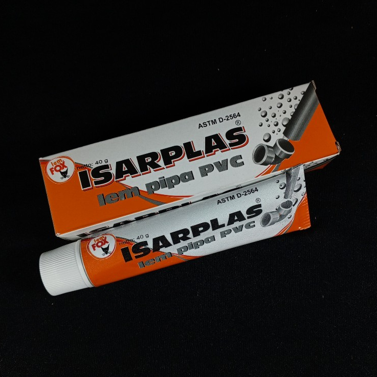 Jual Lem Fox ISARPLAS Perekat Sambungan Pipa PVC 40 Gram | Shopee Indonesia