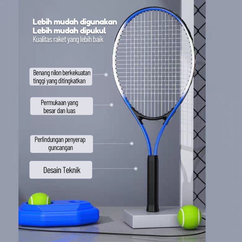 Jual raket tenis/Raket bola tenis/Raket tenis tunggal/raket tenis ...