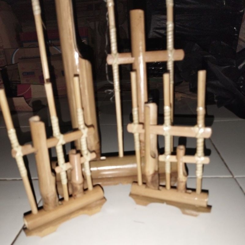 Jual Angklung anak pendidikan,satuan custom nada/nama free ongkir beli ...