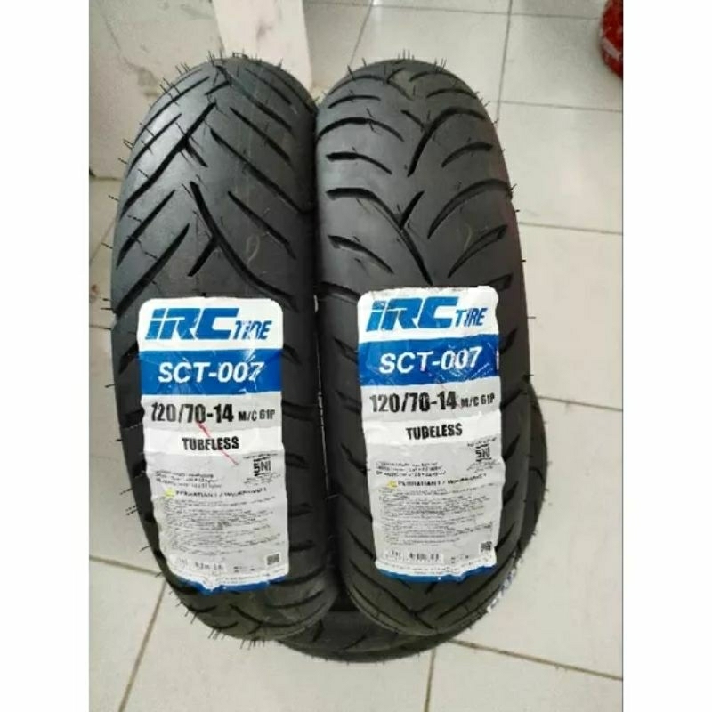 Jual BAN BELAKANG PCX 150 VARIO 160 IRC SCT 007 120 70 14 TUBLES ...