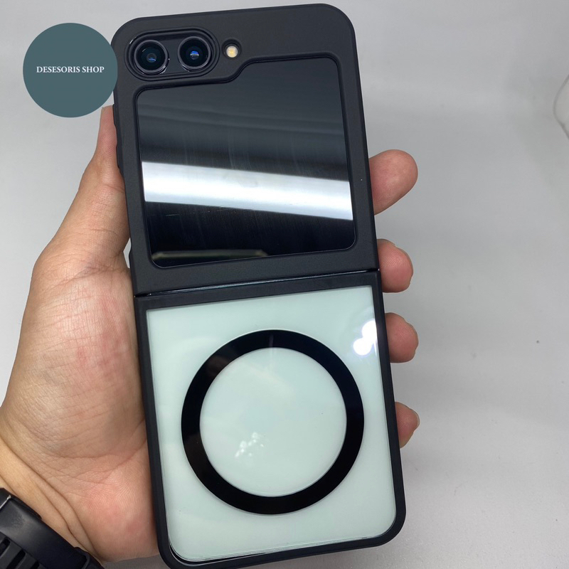 Jual Case Magsafe Samsung Galaxy Z Flip 5 Casing Magsafe Black Matte ...