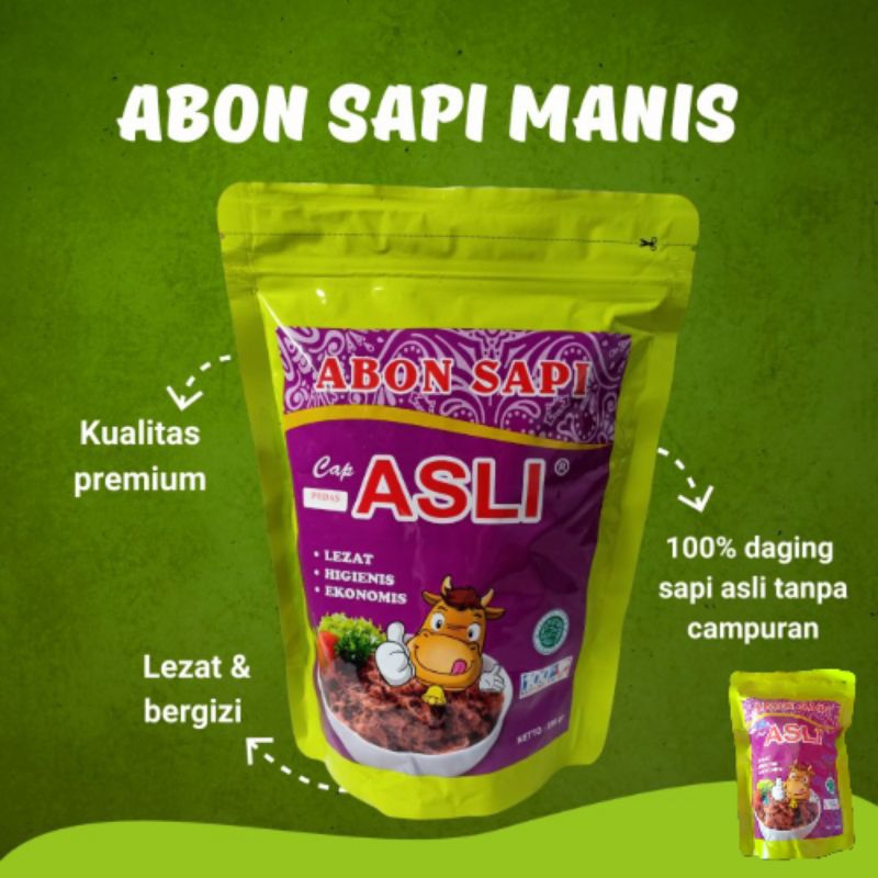 Jual ABON SAPI CAP ASLI KEMASAN 250GRAM | Shopee Indonesia