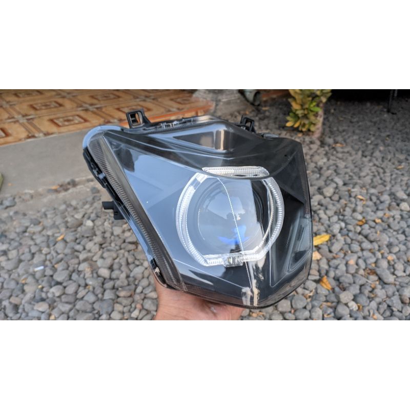 Jual headlamp set buat beat 2016-2019 isi biled 2.5 set shroud | Shopee ...