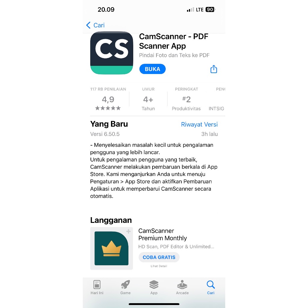 Jual CAMSCANNER PREMIUM | SCAN PDF | BISA IOS DAN ANDROID | | Shopee ...