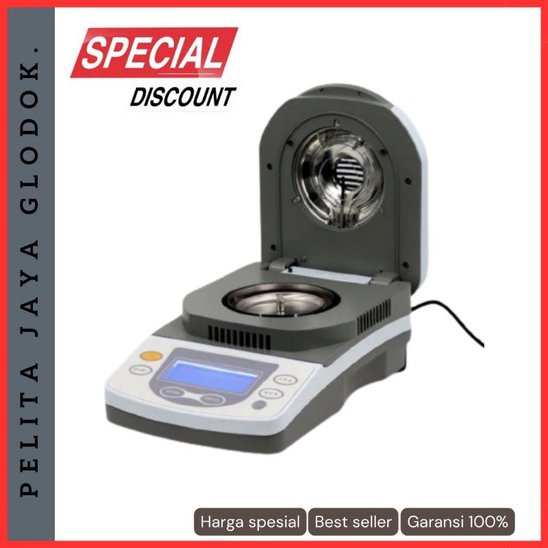 Jual Moisture Balance Moisture Analyzer 100g x 0.001g/0.01% Halogen ...