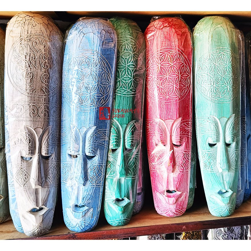 Jual Pajangan Dinding Topeng Dekorasi Hiasan Suku Etnik Primitif Asmat ...