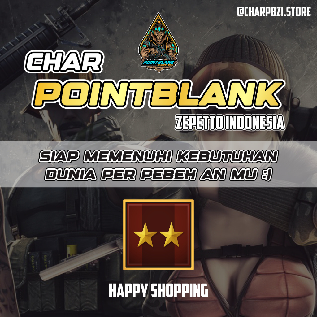 Jual CHAR POINTBLANK / CHAR PB - BINTANG 2 | Shopee Indonesia