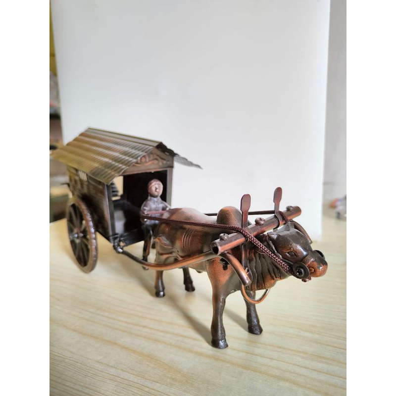 Jual Hiasan ruangan miniatur cikar gerobak sapi 1 | Shopee Indonesia