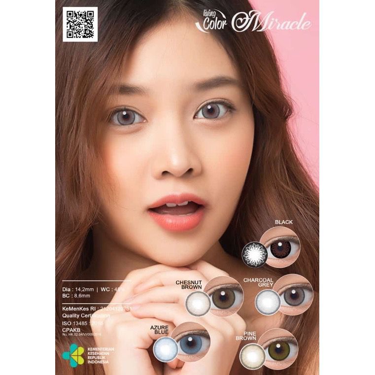 Jual Softlens MIRACLE 14,2 MM Normal & Minus (-0,50 S/D -6,00) By ...