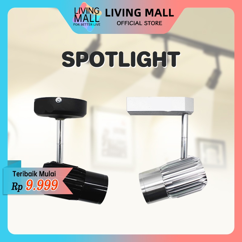 Jual Lampu Sorot Tracklight Rel / Lampu Plafon / Lampu Spotlight Rell ...
