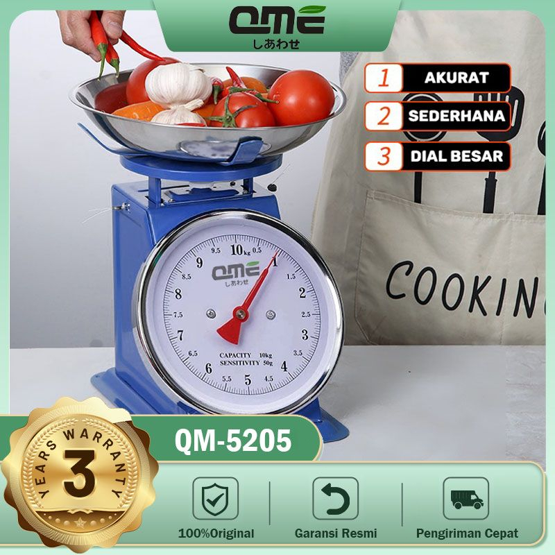 Jual QME Timbangan besi Jarum 20kg Duduk/Timbangan Manual/Timbangan Buah Laundry 5KG 10KG 15KG ...