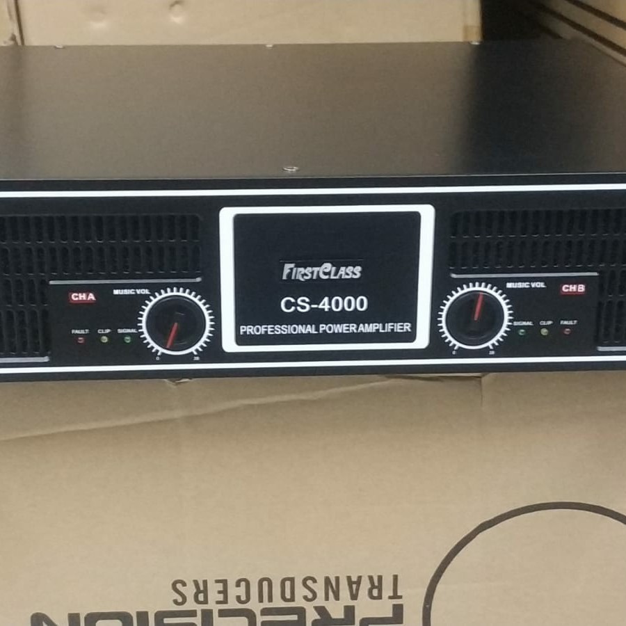 Jual power amplifier firstclass cs 4000 /cs4000 original firstclass ...