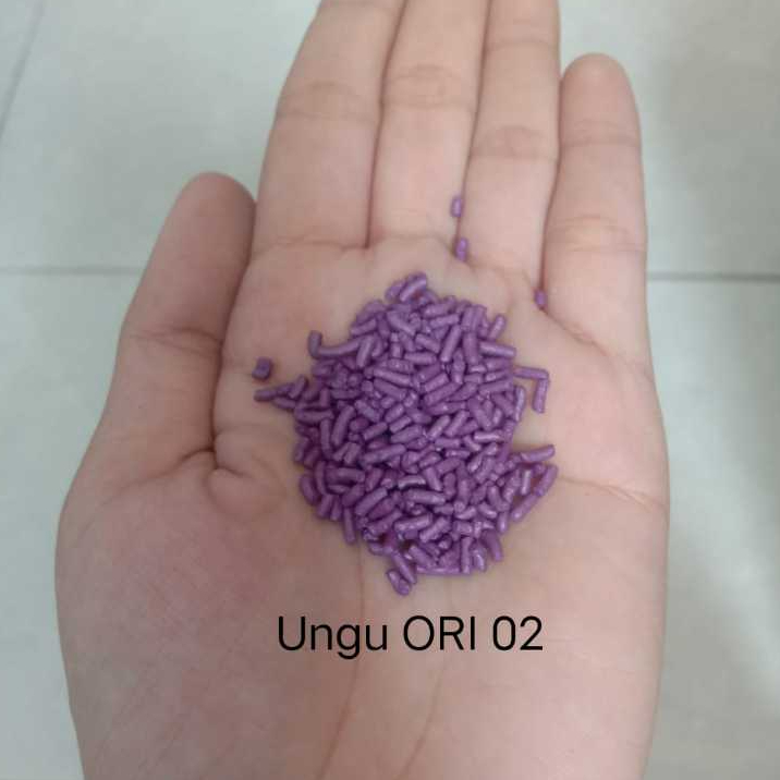 Jual masterbatch pigmen pewarna Ungu Ori 02 biji plastik pelet blow dan ...