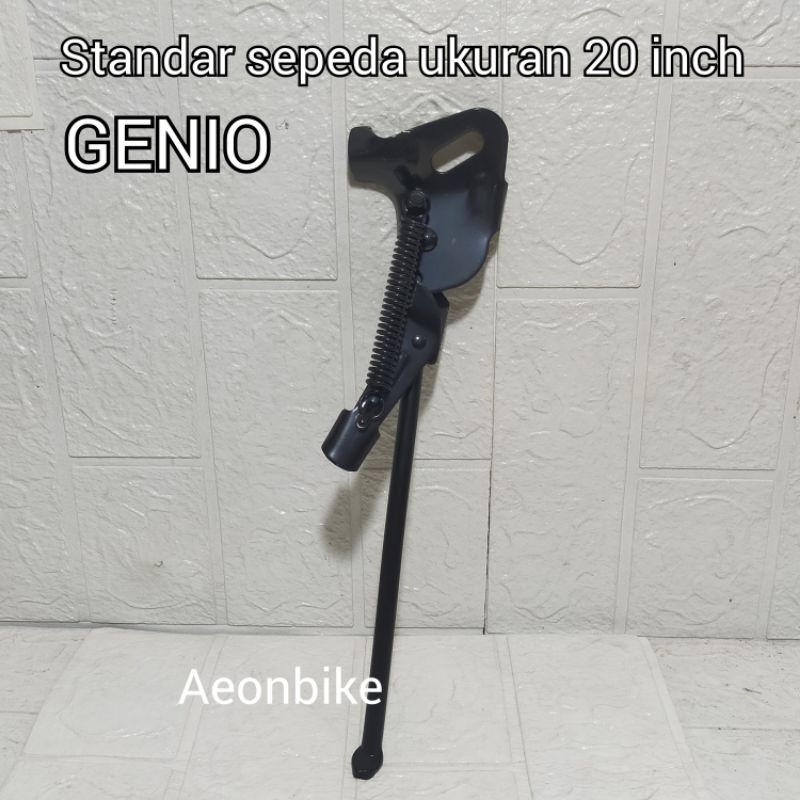 Jual standar samping Genio standar sepeda 20inch model kunci besi tebal ...